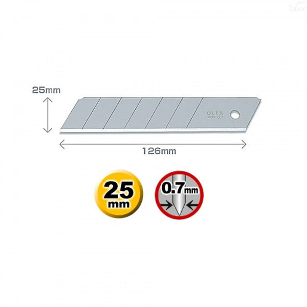 OLFA 20 Pack, 25MM Extra Heavy Duty, Snap-off Replacement Blades – WORK N WEAR