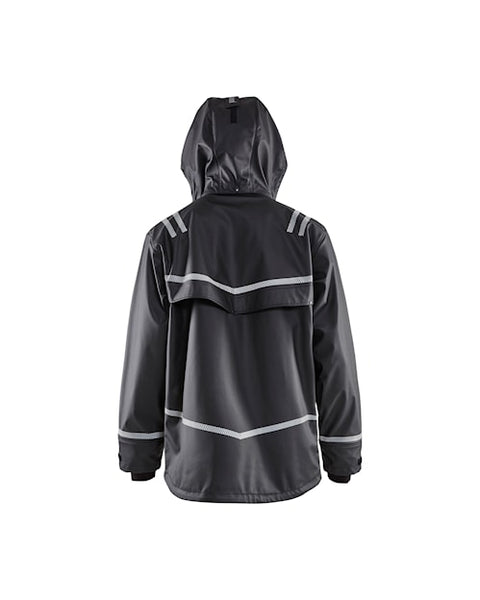 Blaklader Rain Jacket With Reflective Details 4317 2003 9900 – WORK N WEAR