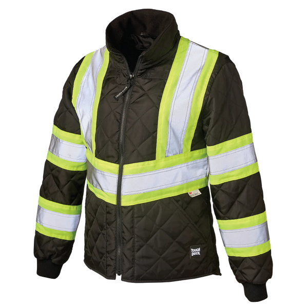 Tough Duck Women's Quilted Safety Freezer Jacket - SJ47 – WORK N WEAR