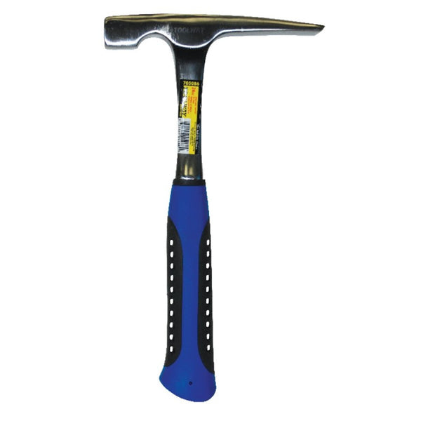 ToolTech Bricklayer's All Steel Hammer with Rubber Grip – WORK N WEAR